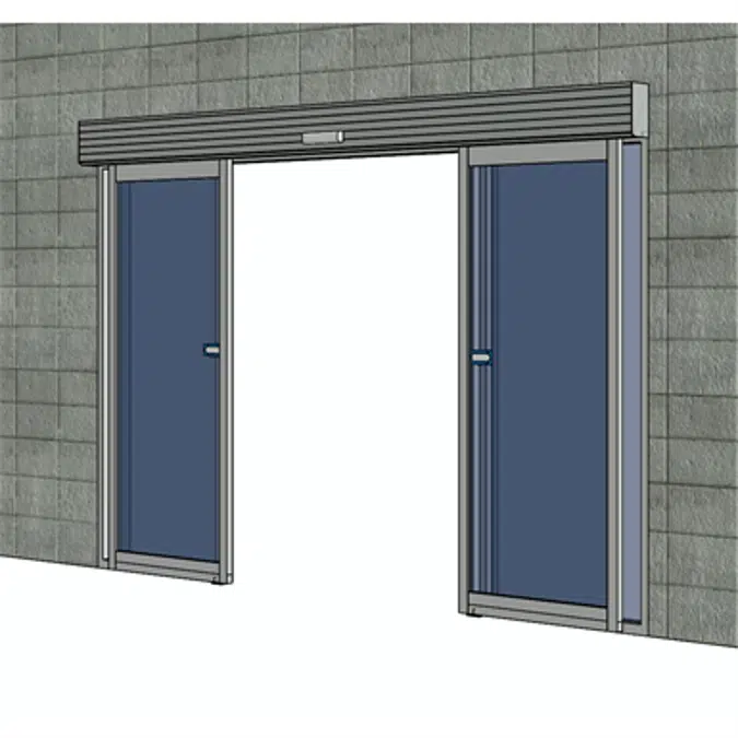 BIM objects - Free download! Automatic Sliding Door, EL301 | BIMobject