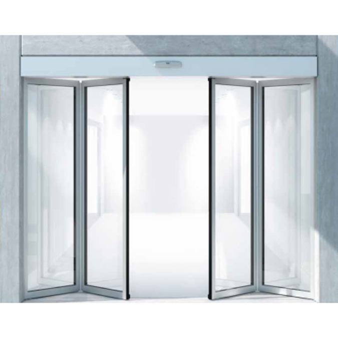 BIM objects - Free download! Automatic Folding Door FFT FLEX Green ...