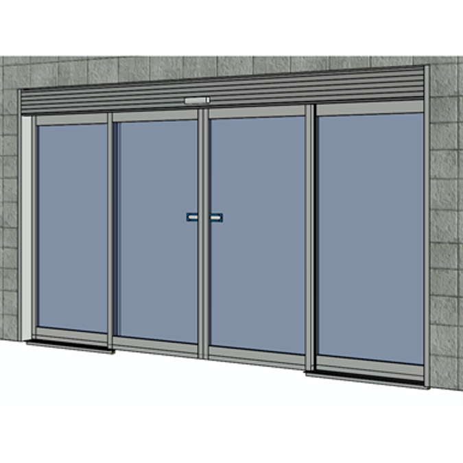 BIM objects - Free download! Automatic Sliding Door, EL301 Breakout ...
