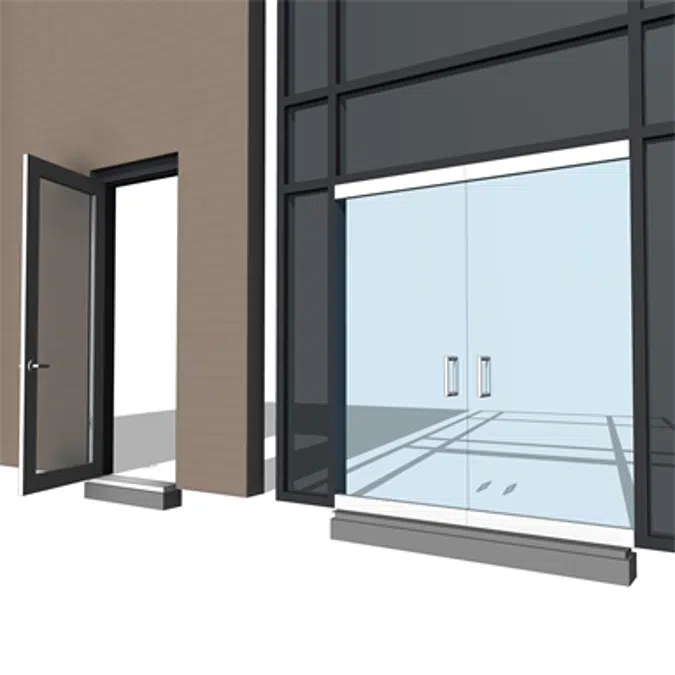 BIM objects - Free download! Swing Door Operator, Full Power ED400 ...