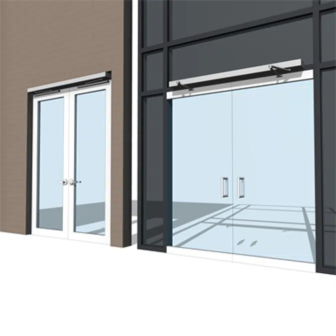 BIM objects - Free download! Swing Door Operator ED100/250 Series ...