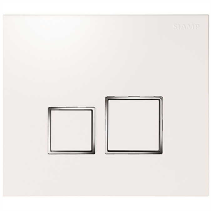 BIM objects - Free download! Square Flush Plate | BIMobject