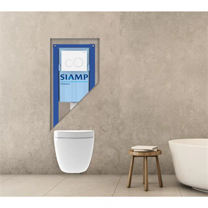 BIM objects - Free download! Ingénio Wall fixing WC Frame | BIMobject