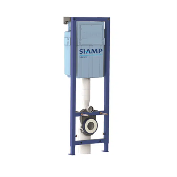 BIM objects - Free download! Ingénio Wall fixing WC Frame | BIMobject