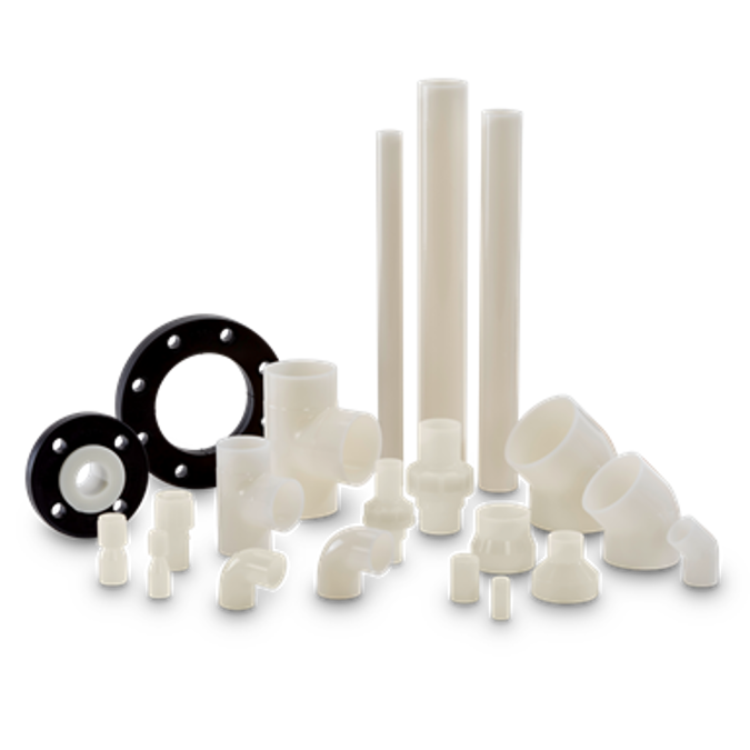 BIM objects - Free download! SYGEF ECTFE Pipe & FIttings | BIMobject