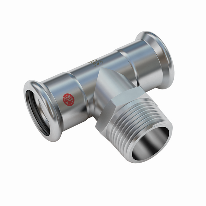 BIM objects - Free download! Press Inox 304 CxCxMi Branch Tee ISO - 7 ...