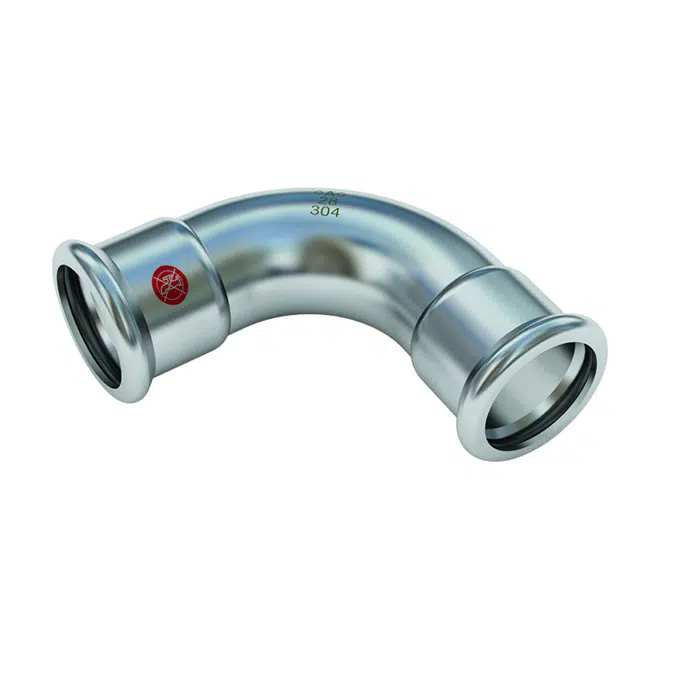 BIM objects - Free download! Press Inox 304 90° Elbow | BIMobject