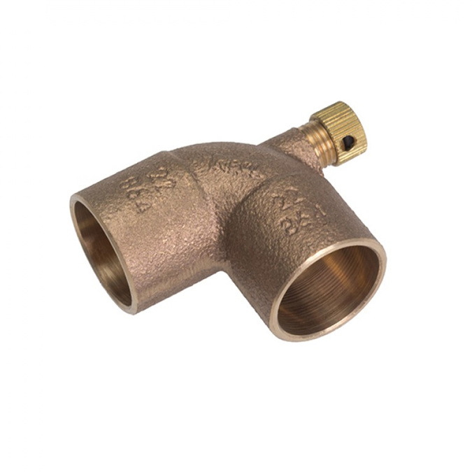 BIM objects - Free download! Conex Delcop End Feed-Elbow with Air Vent ...