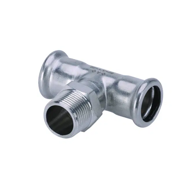 BIM objects - Free download! Press Inox 304 CxCXFi Branch Tee ISO - 7 ...