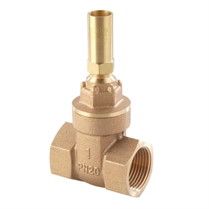 BIM objects - Free download! Gate Valve With Lockshield | BIMobject