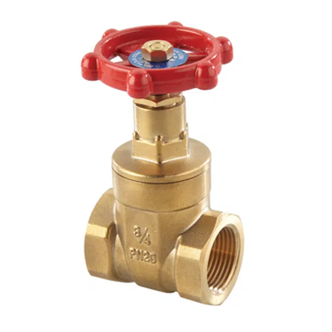 BIM objects - Free download! Gate Valve With Handwheel | BIMobject