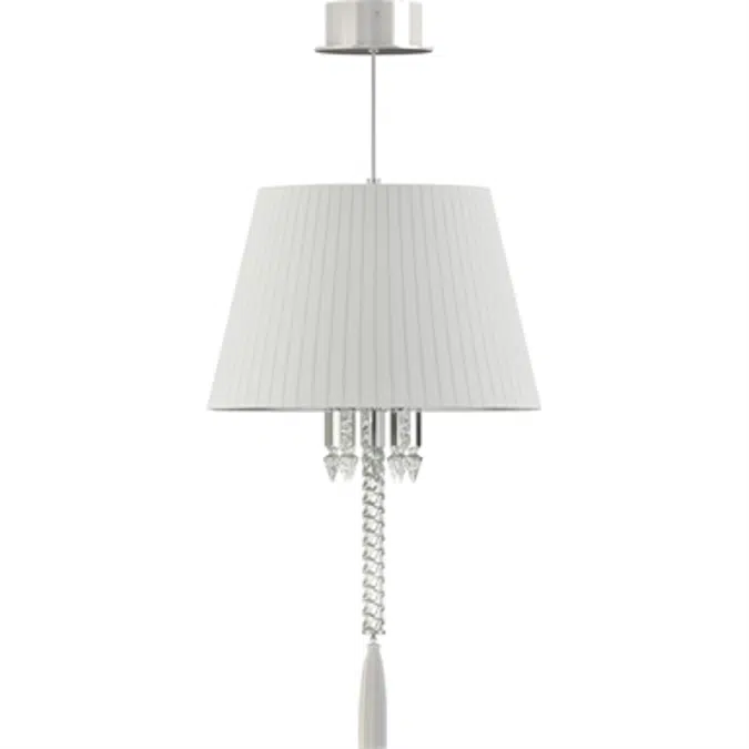 BIM objects - Free download! Torch Ceiling Unit White lampshade | BIMobject