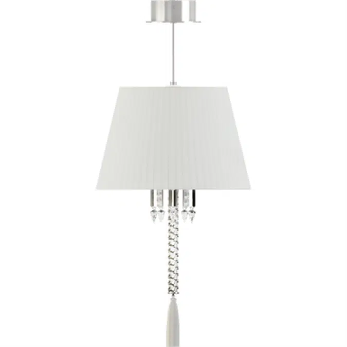 BIM objects - Free download! Torch Ceiling Unit White lampshade | BIMobject