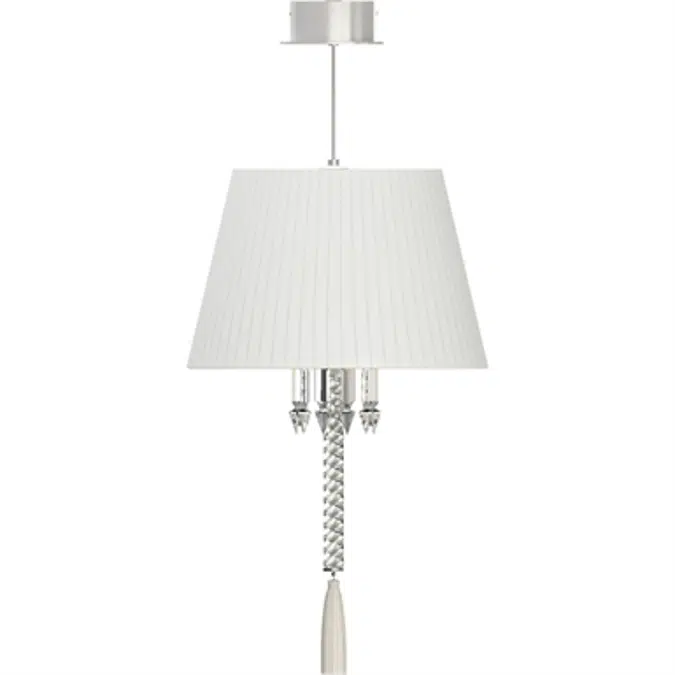 BIM objects - Free download! Torch Ceiling Unit White lampshade | BIMobject