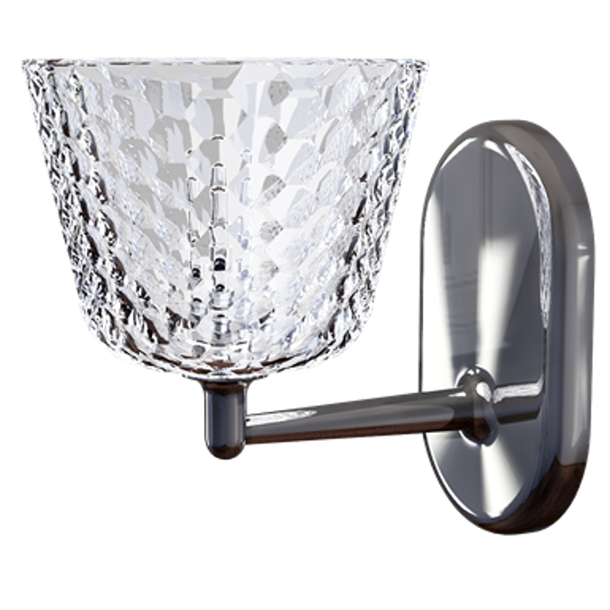 BIM objects - Free download! Candy Light Wall Unit 1L Chrome | BIMobject