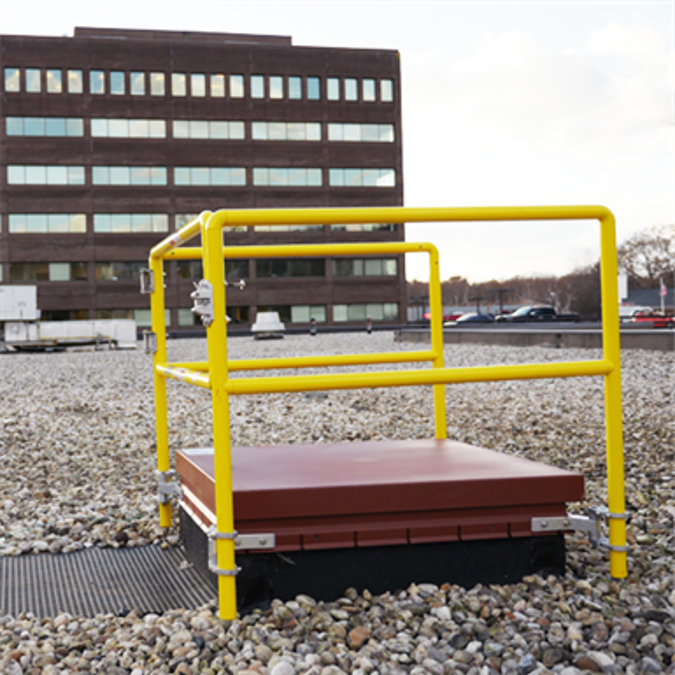 BIM objects - Free download! Roof Hatch - Fall Protection Railing ...