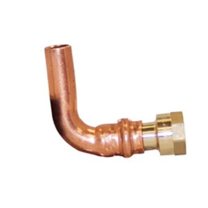 BIM objects - Free download! 90° Female Thread Elbow | BIMobject