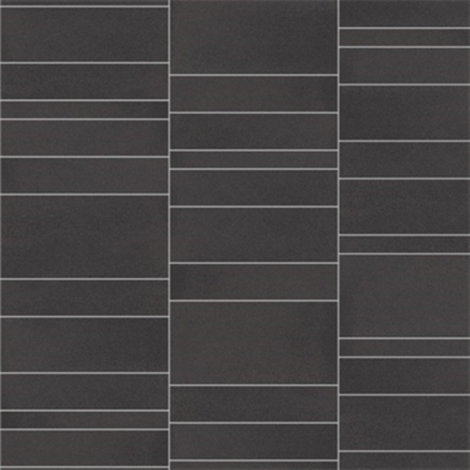 BIM objects - Free download! Mosa Quartz - Anthracite Black - Wall tile ...
