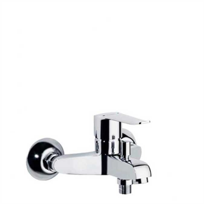 BIM objects - Free download! Ypsilon Plus Bath & Shower Mixer Without ...