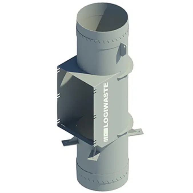 BIM objects - Free download! Manual waste and laundry inlet chute ...