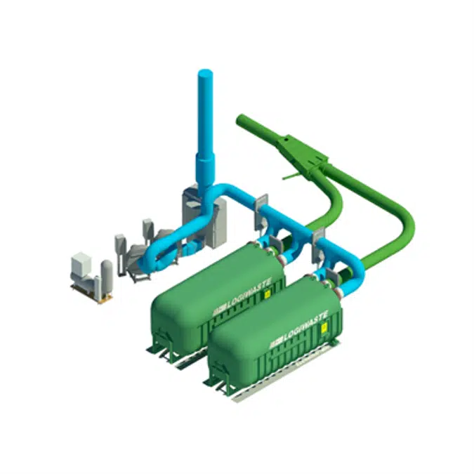 BIM objects - Free download! Terminal Left 2F0C - DN400 | BIMobject