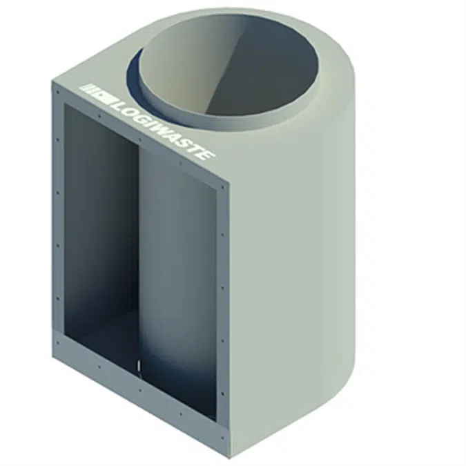 BIM objects - Free download! Chute air intake, DN 400 | BIMobject