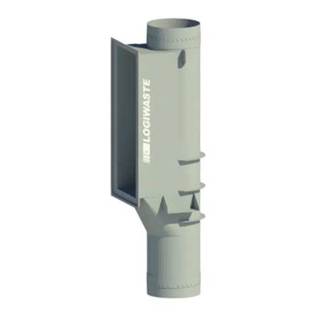 BIM objects - Free download! Automatic waste and laundry inlet chute ...