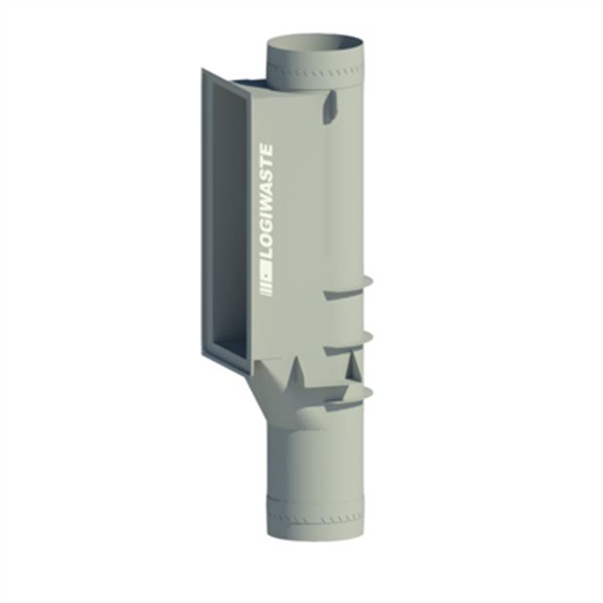 BIM objects - Free download! Automatic waste and laundry inlet chute ...