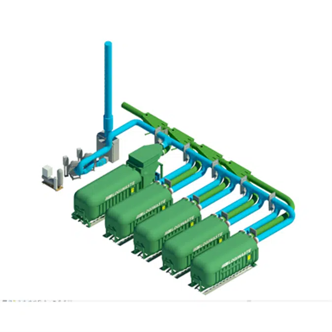 BIM objects - Free download! Terminal Left 4F1C - DN400 | BIMobject