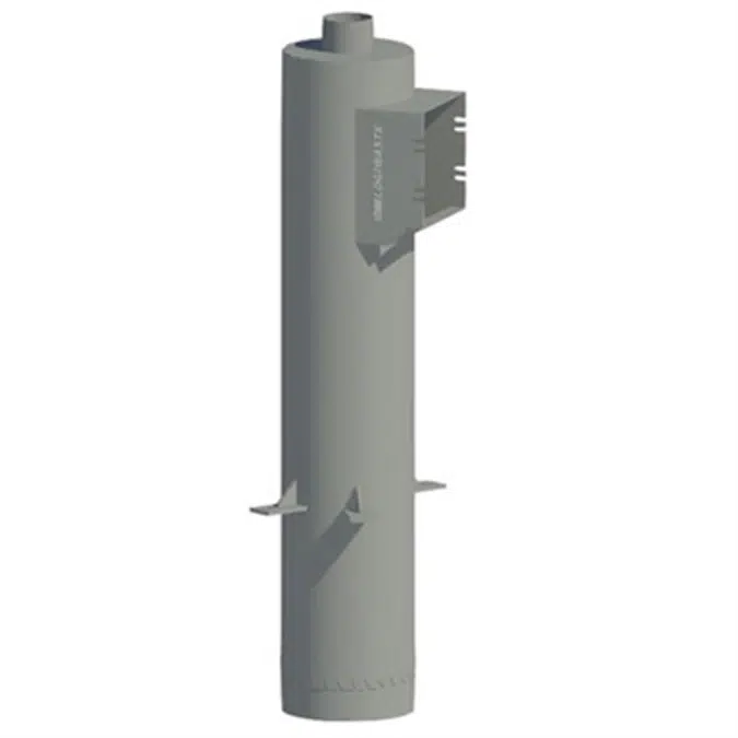 BIM objects - Free download! Manual waste and laundry inlet topchute ...