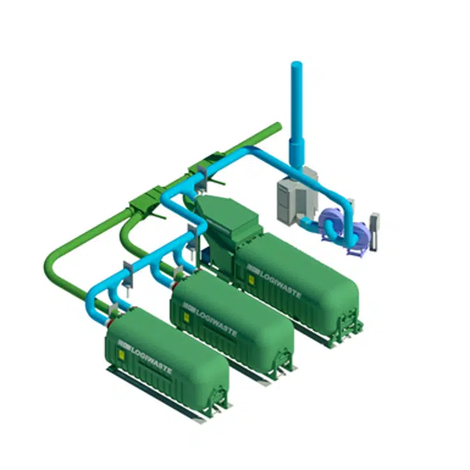 BIM objects - Free download! Terminal Right 2F1C - DN400 | BIMobject