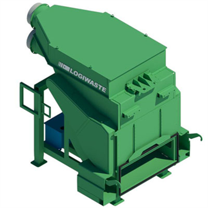 Objetos BIM - ¡Descarga gratis! Low-built compactor, DN 400/500 mm ...