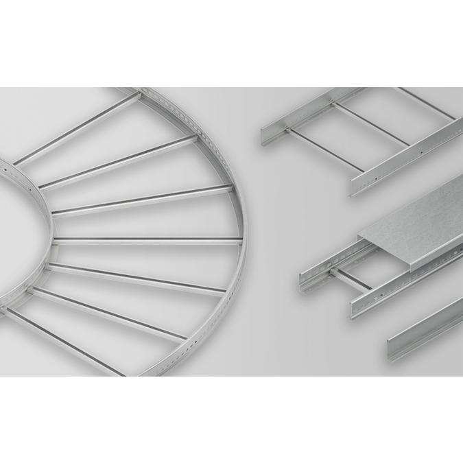 BIM objects - Free download! Cable Ladder System | BIMobject