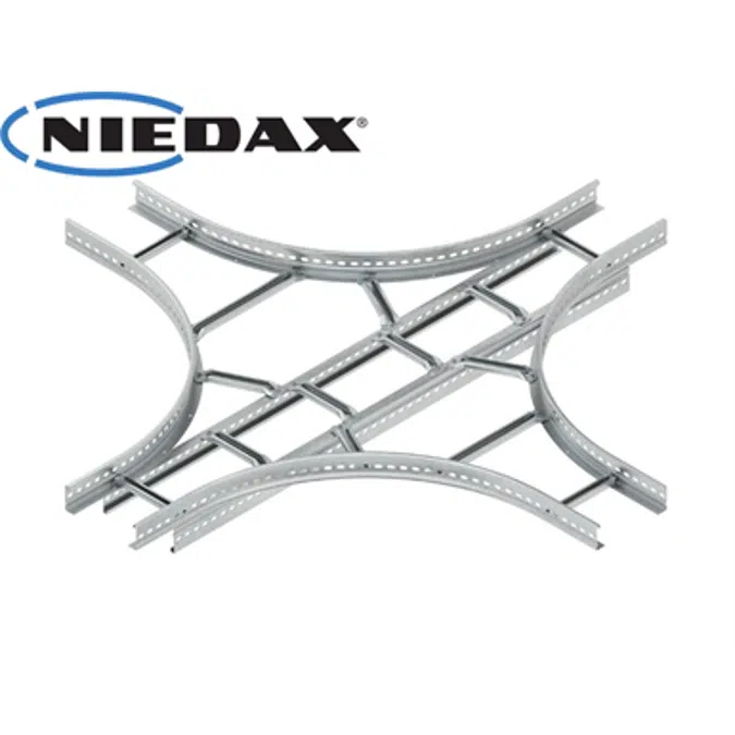 BIM objects - Free download! Cable Ladder Cross - KLK | BIMobject