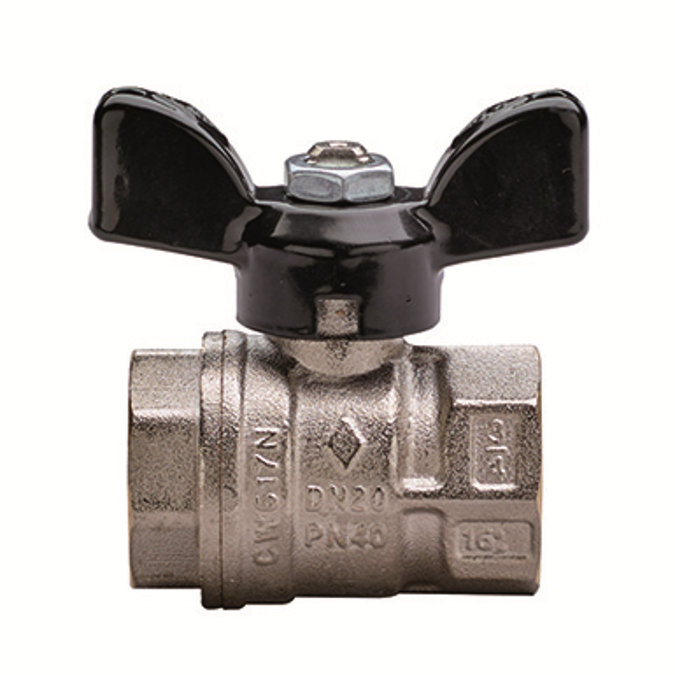 Objetos BIM - ¡Descarga gratis! 1520 UNI-SFER, Full bore ball valve, F ...