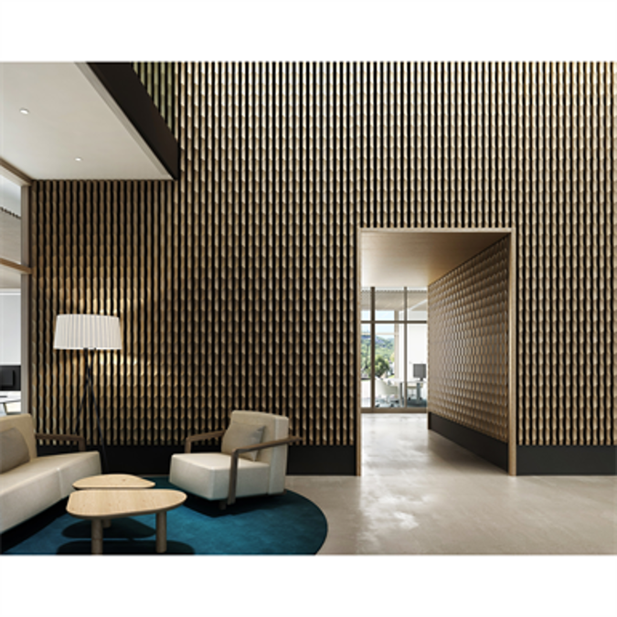 BIM objects - Free download! LINEA 3D SCALE Wall cladding | BIMobject