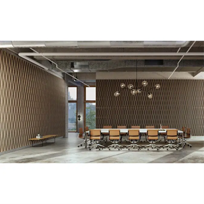 BIM objects - Free download! LINEA 3D BAMBOO WAVE Wall cladding | BIMobject