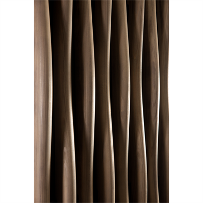 BIM objects - Free download! LINEA 3D BAMBOO WAVE Wall cladding | BIMobject