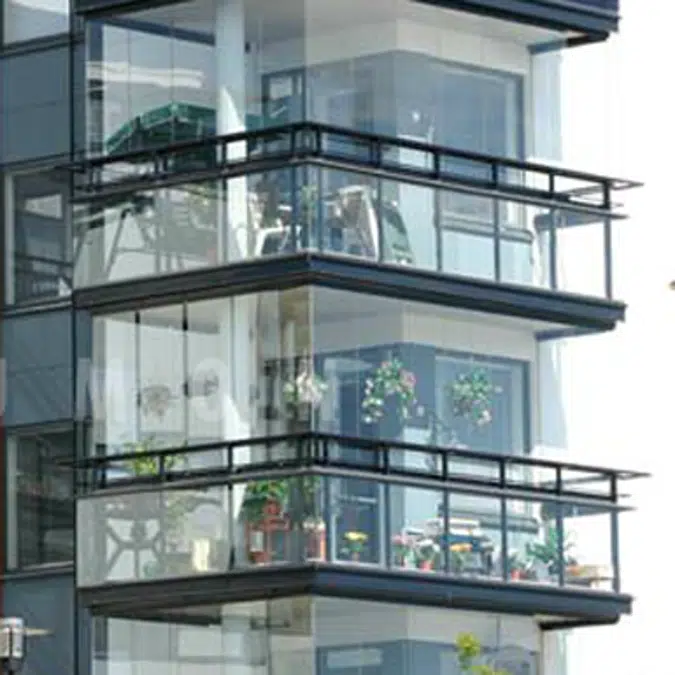 BIM objects - Free download! Balcony facades | BIMobject