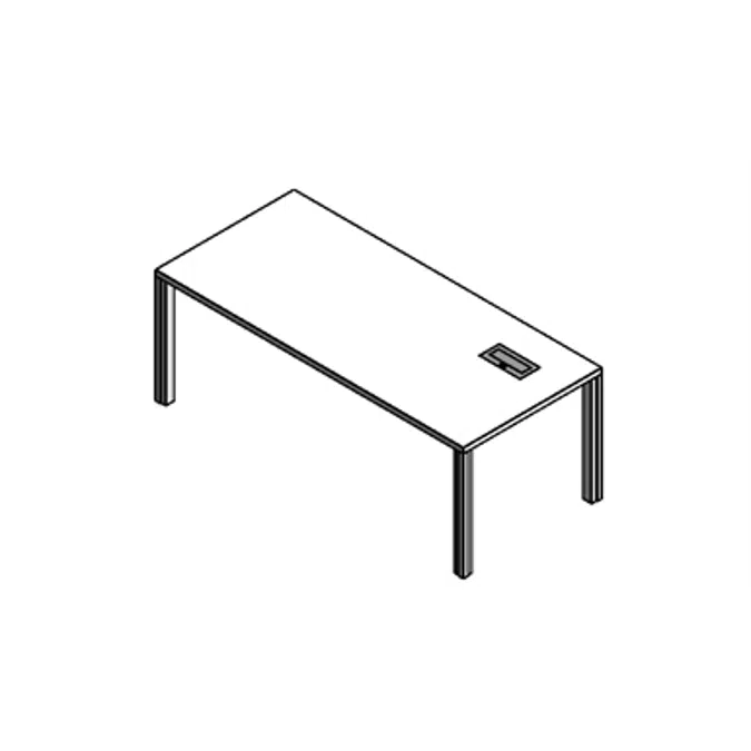 BIM objects - Free download! Modernform Executive Desk Neon A ...