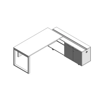 Objetos BIM - ¡Descarga gratis! manager desk | BIMobject