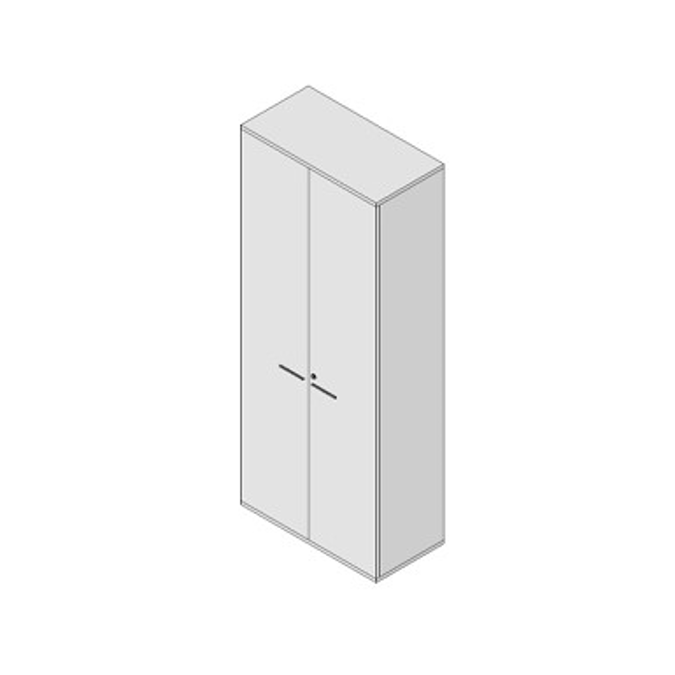 BIM objects - Free download! Modernform Hinge Doors Cabinet Universal ...
