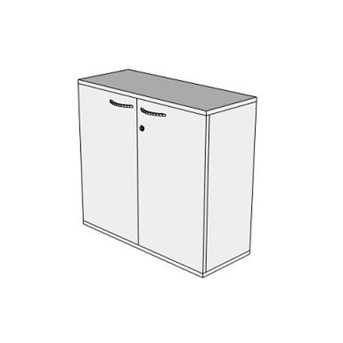 BIM objects - Free download! Modernform Hinge Doors Cabinet Universal ...