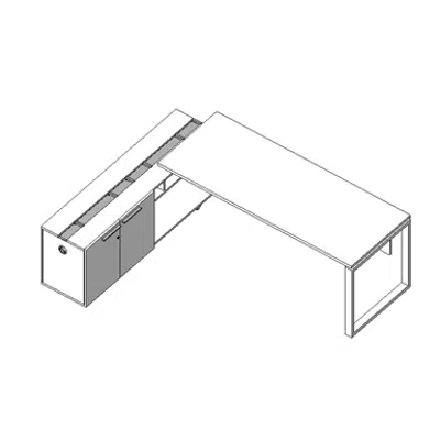 Objetos BIM - ¡Descarga gratis! manager desk | BIMobject