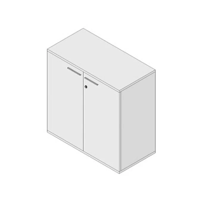 BIM objects - Free download! Modernform Hinge Doors Cabinet Universal 3 ...