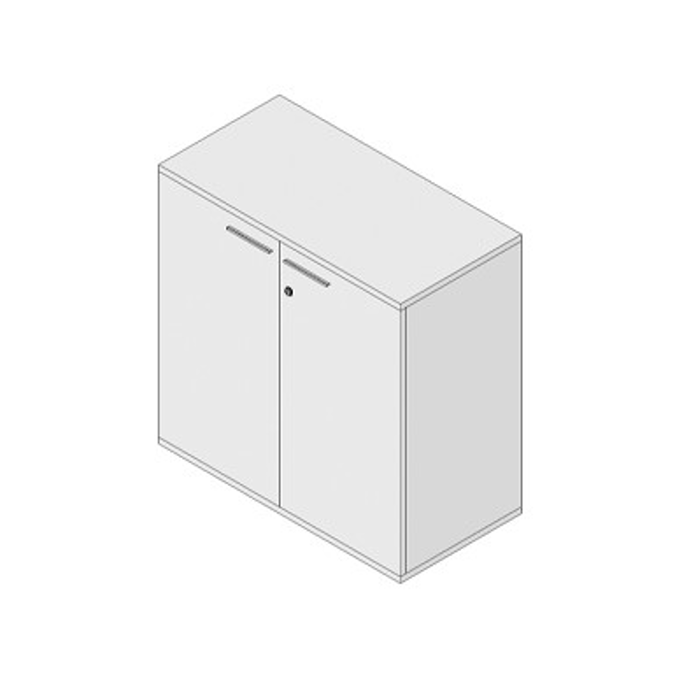 BIM objects - Free download! Modernform Hinge Doors Cabinet Universal 3 ...