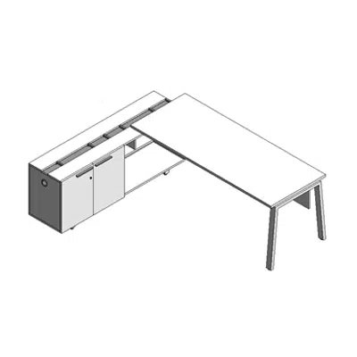 BIM objects - Free download! manager desk | BIMobject