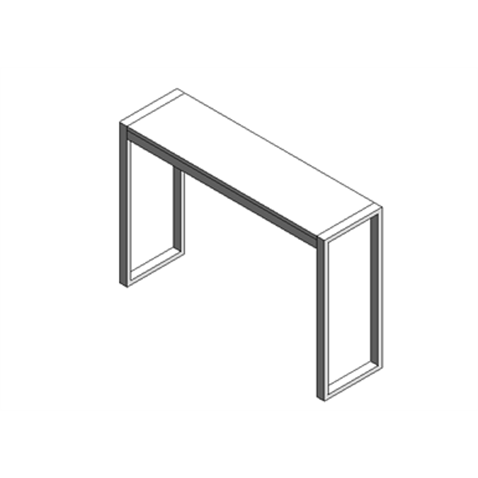 BIM objects - Free download! Modernform High Table Stand STO2S1604 ...