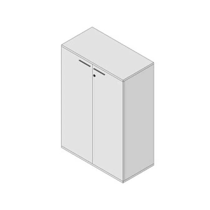BIM objects - Free download! Modernform Hinge Doors Cabinet Universal 8 ...