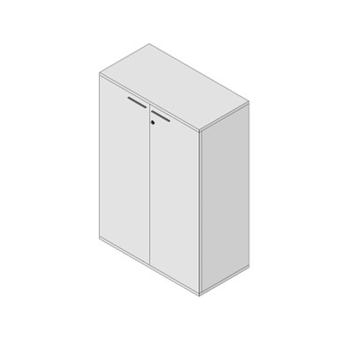 BIM objects - Free download! Modernform Hinge Doors Cabinet Universal 8 ...